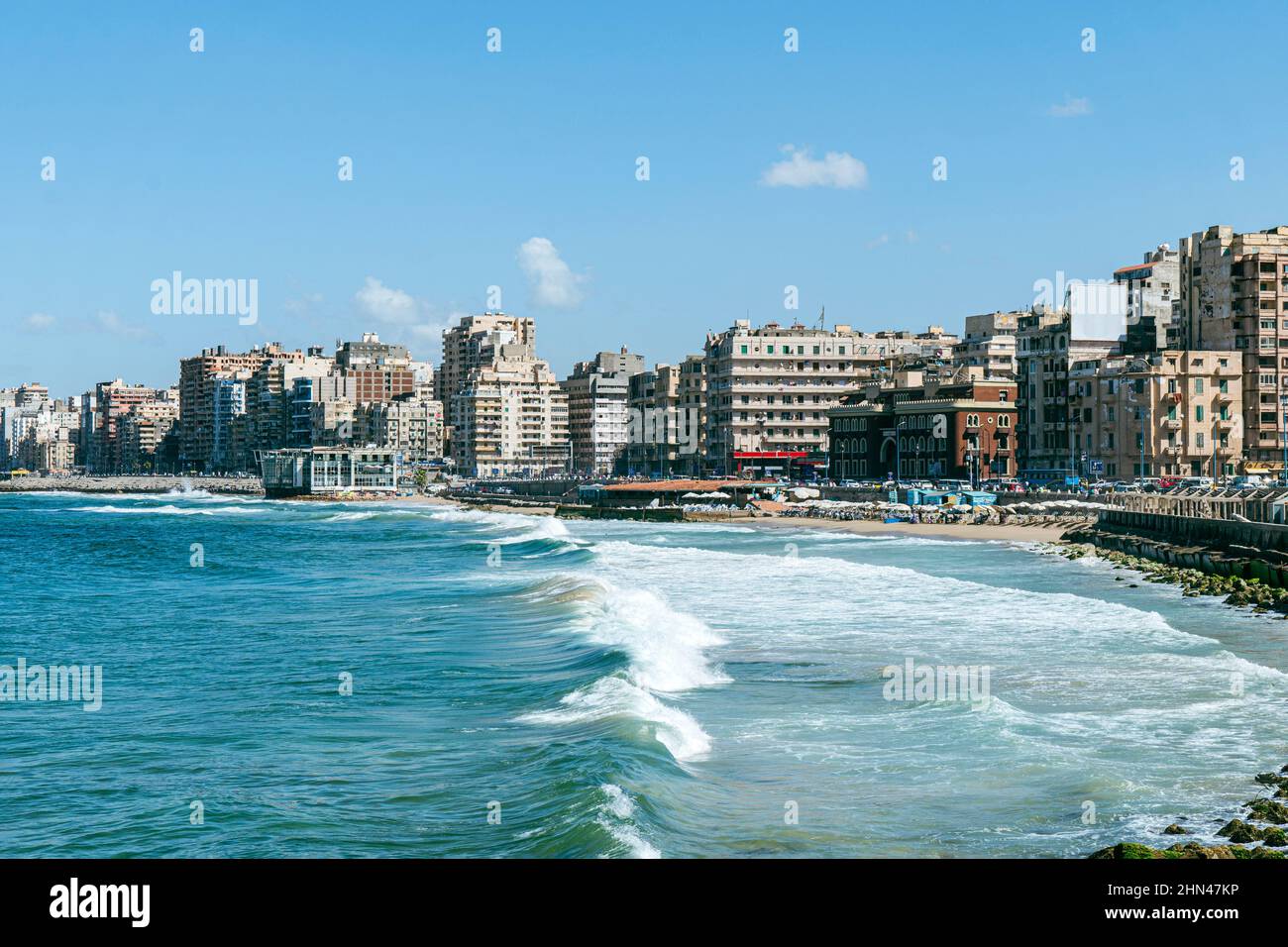 Alexandria egypt skyline cityscape hi-res stock photography and images ...