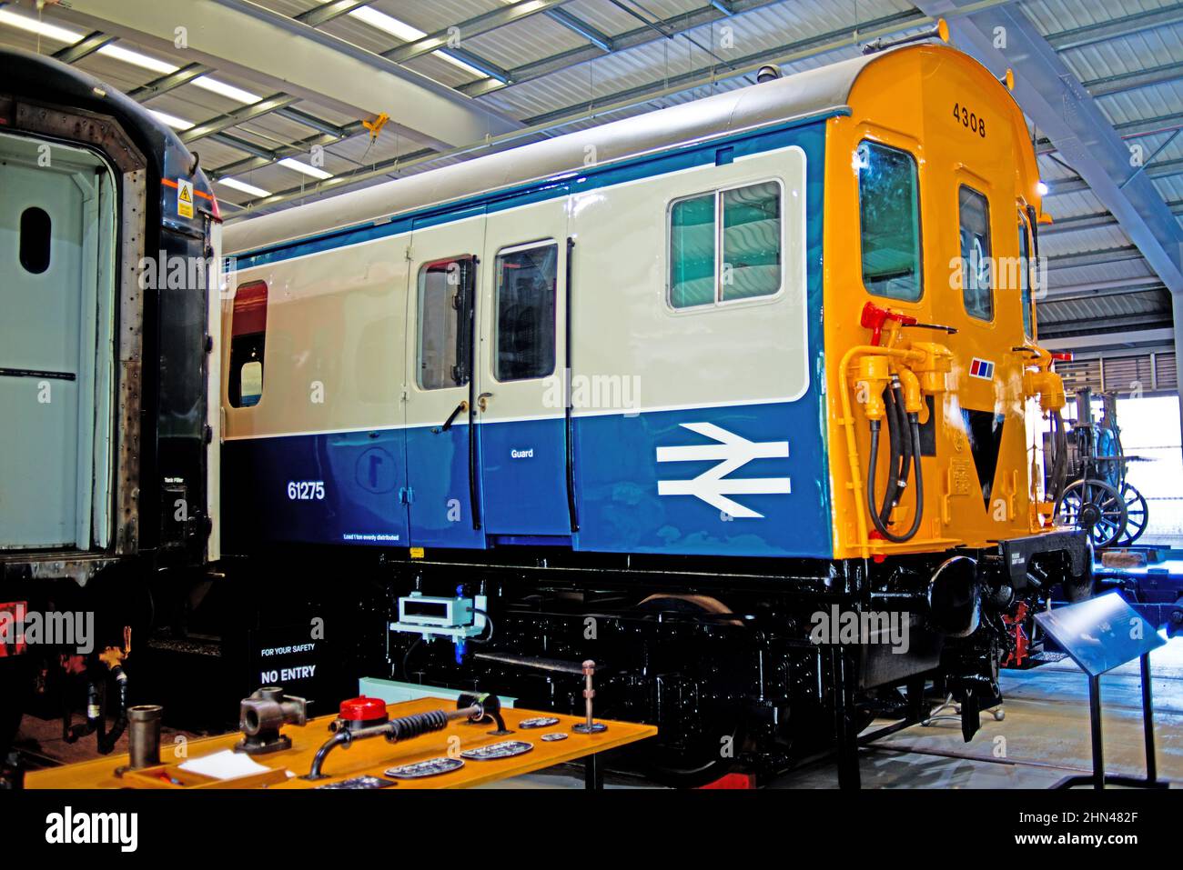 Recently repainted EMU in British Rail grey and Blue livery, Locomotion ...