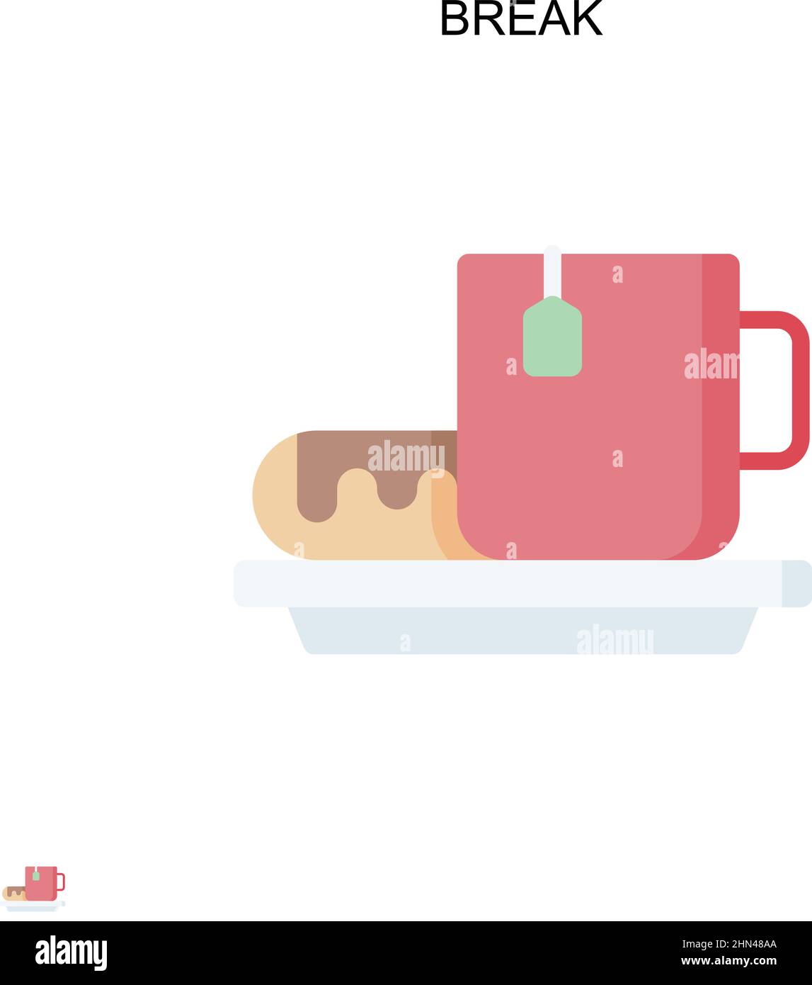 Coffee break office people Stock Vector Images - Alamy