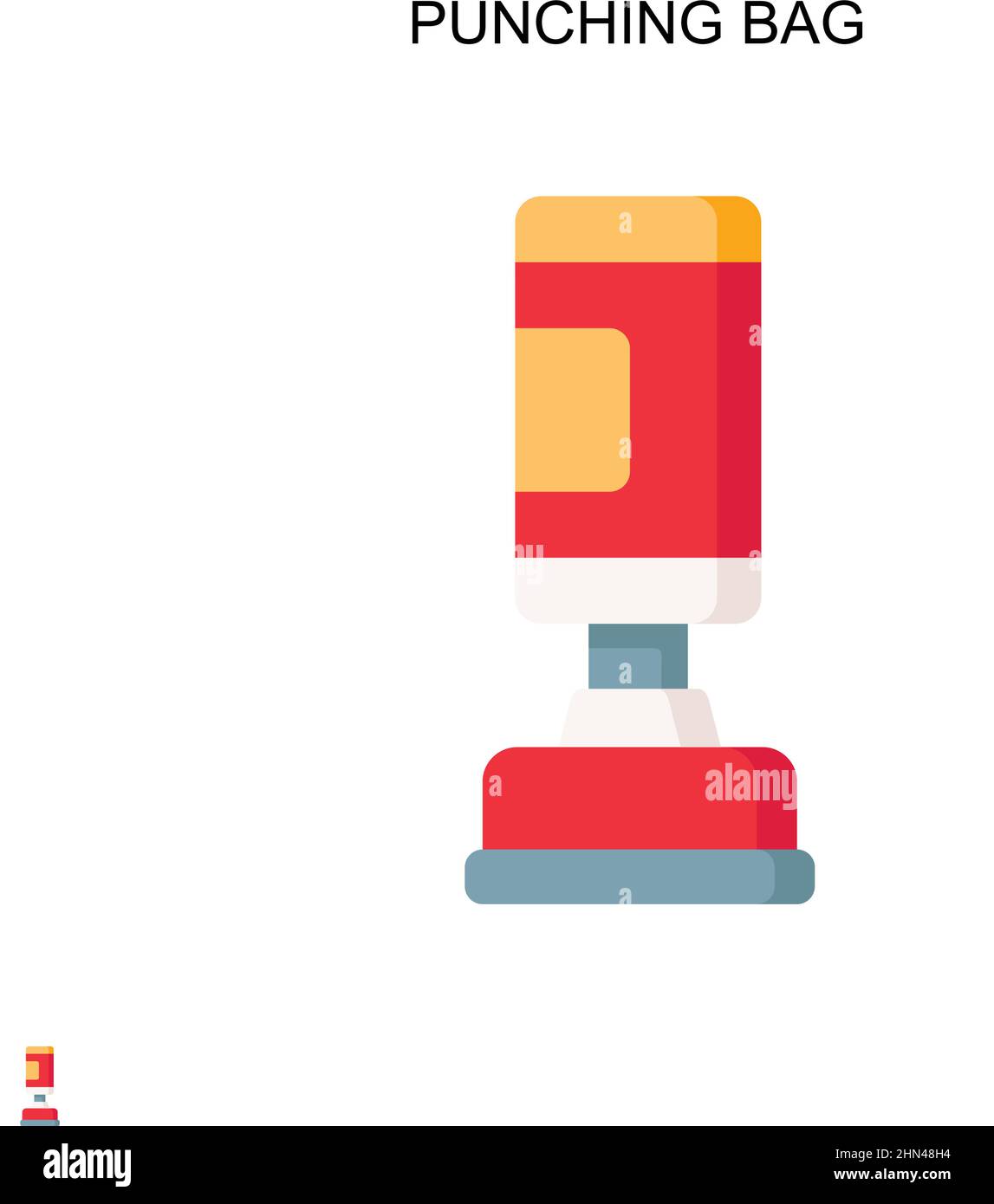 Punching bag Stock Vector Images - Alamy