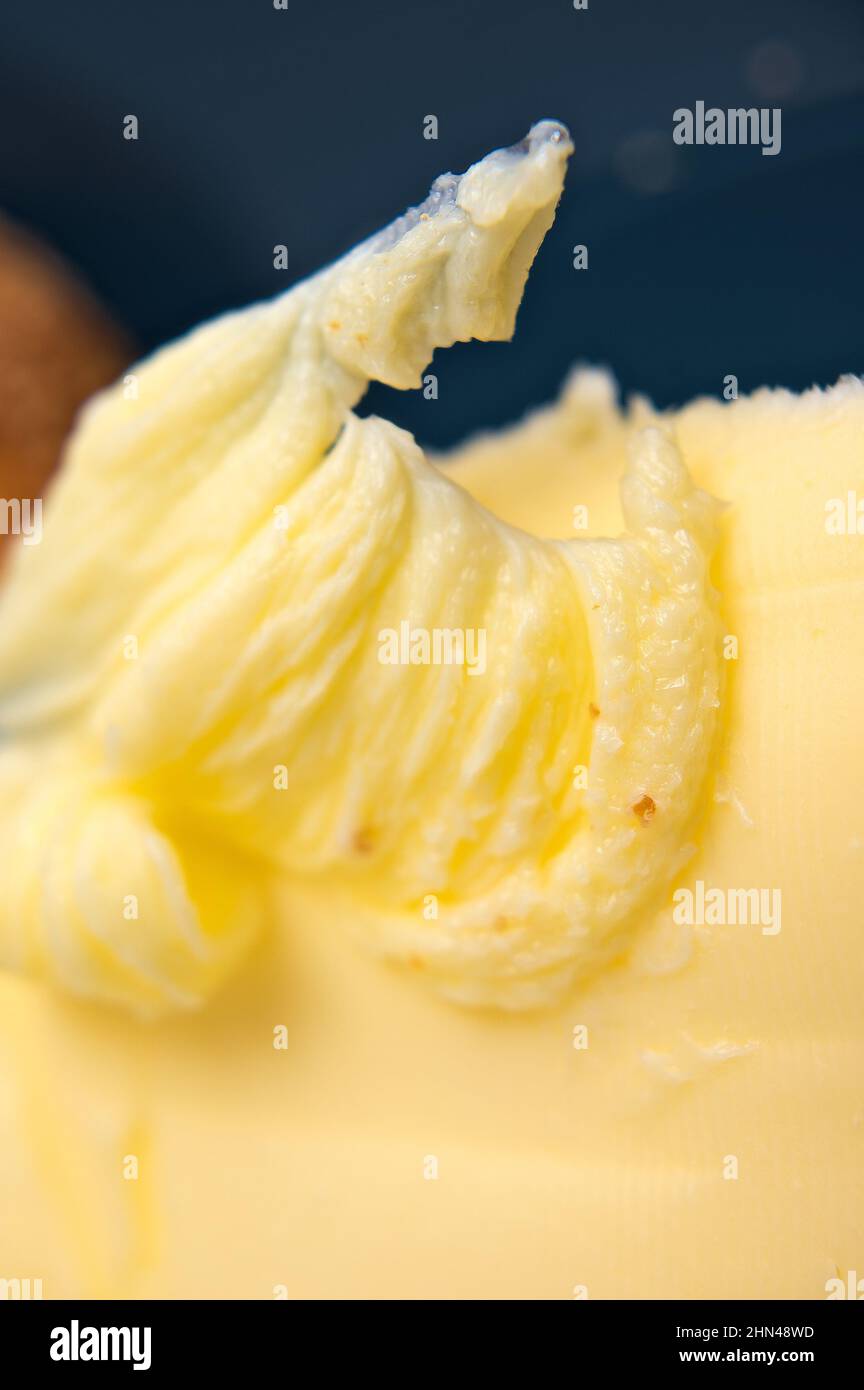 macro texture of butter. close up Stock Photo - Alamy