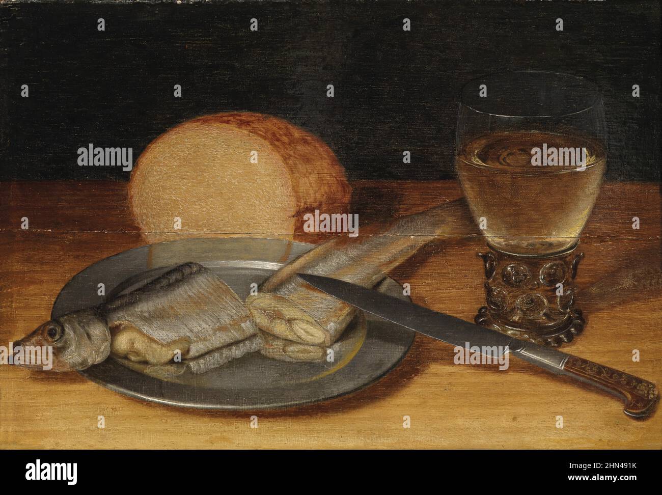 Circle of Georg Flegel (1566–1638) : Lenten still life Stock Photo - Alamy