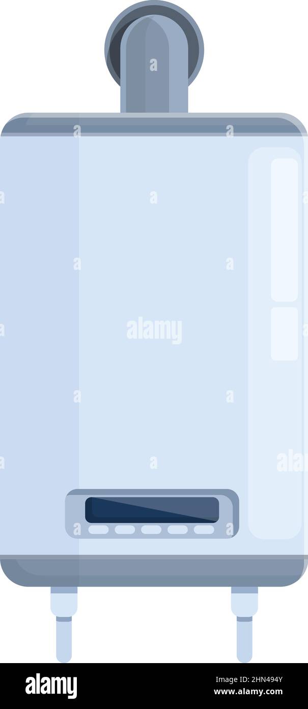 Home gas boiler icon cartoon vector. House heater. Water system Stock ...