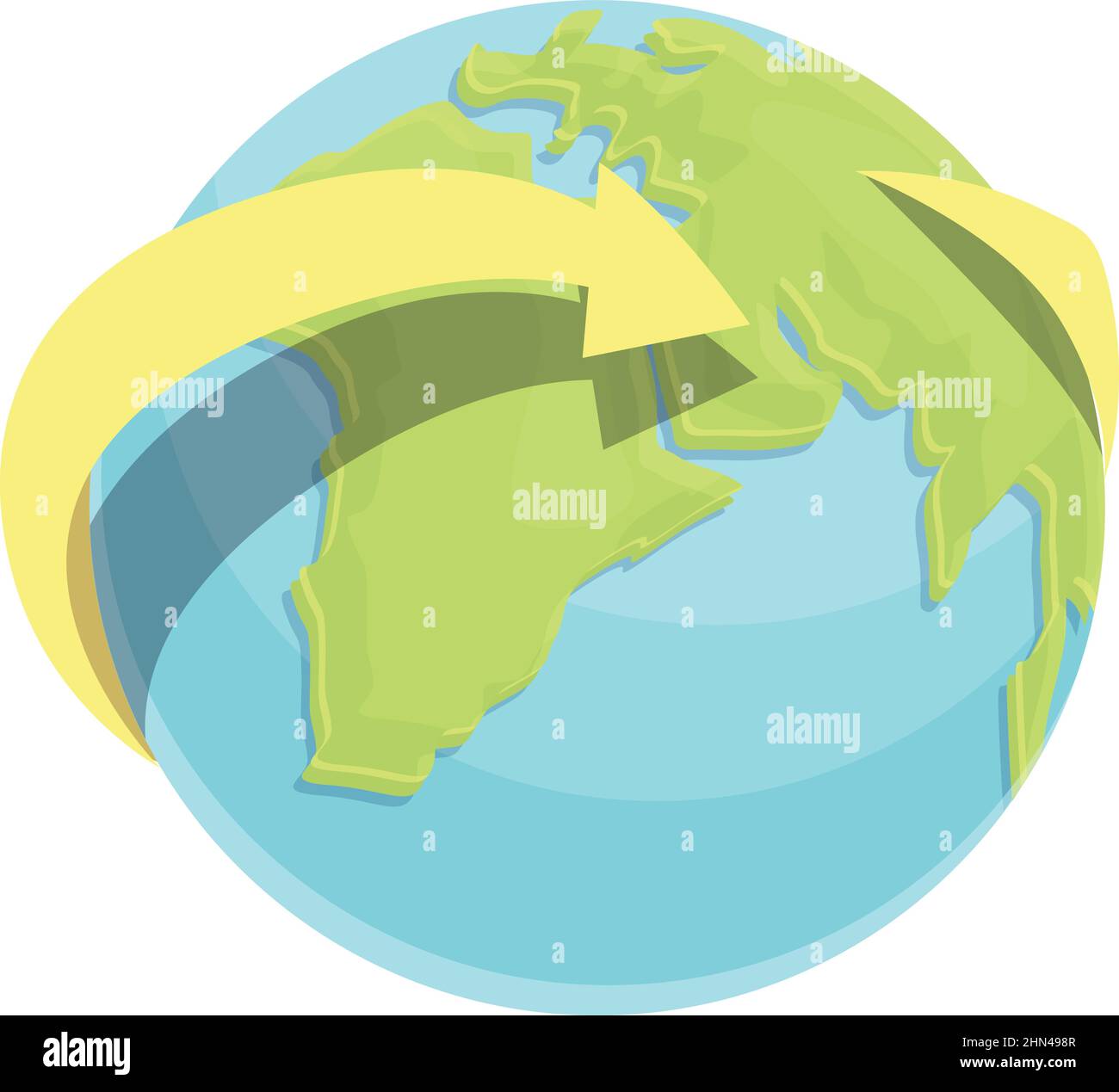 Europe globe tour icon cartoon vector. World travel. Map earth Stock ...