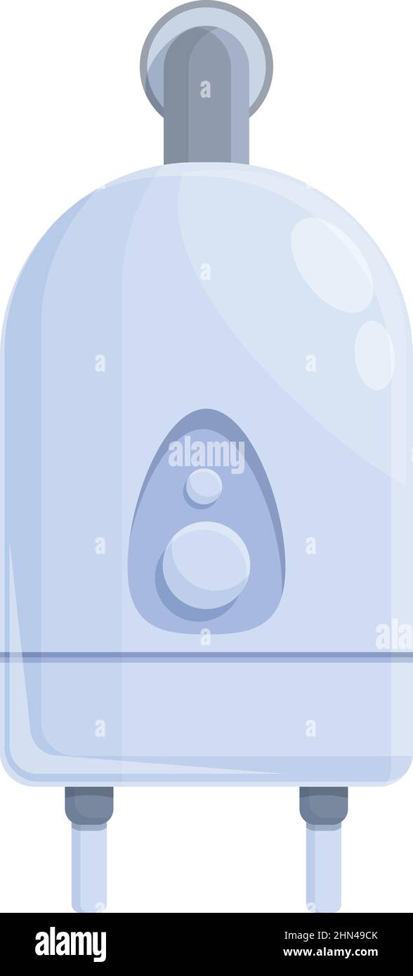 House gas boiler icon cartoon vector. Home heater. Water system Stock ...