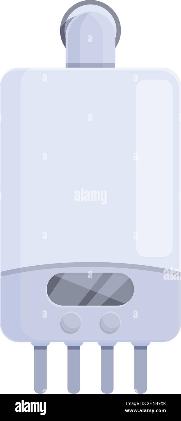 Gas boiler pump icon cartoon vector. Home water. Hot thermal Stock ...
