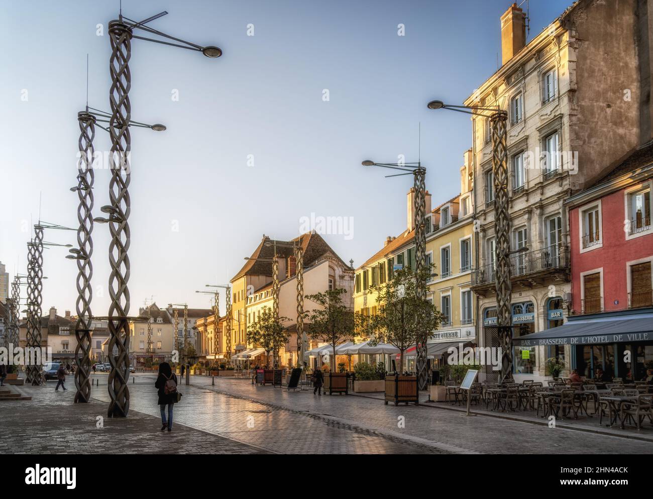 Town hall square, Chalon-sur-Saône, Burgundy, France Stock Photo - Alamy