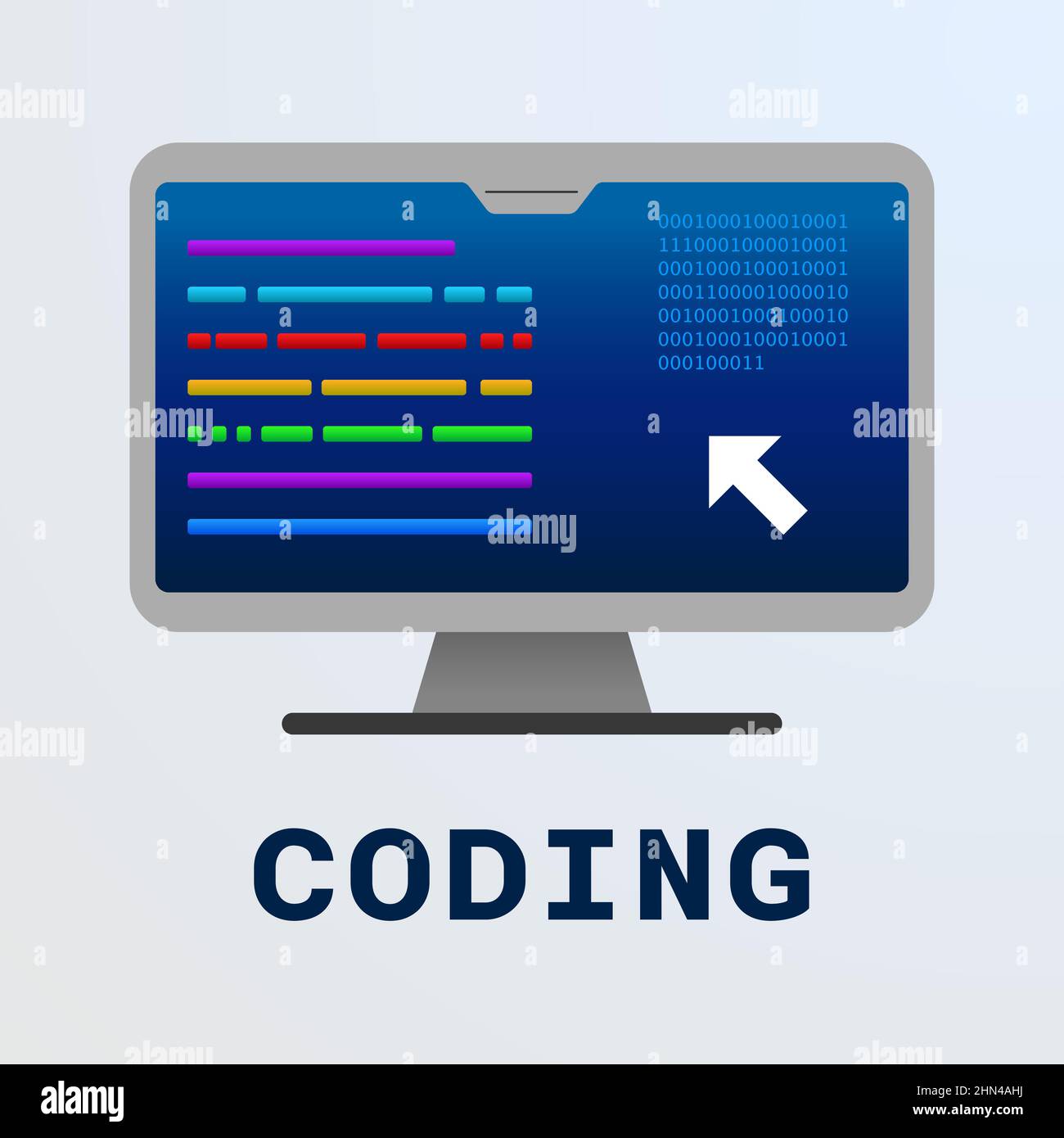 Programming Languages Text Stock Vector Images Alamy