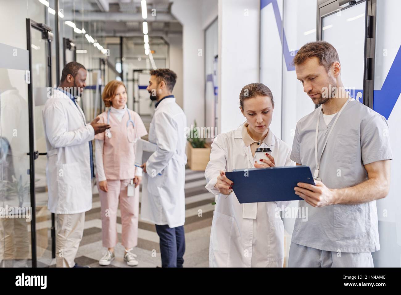 Lab workers documentation hi-res stock photography and images - Alamy
