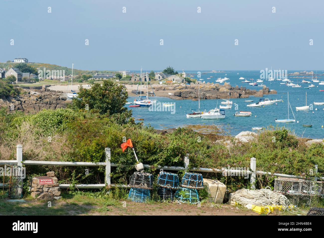 Grande-Île is the main island of the Chausey islands in Normandy/France ...
