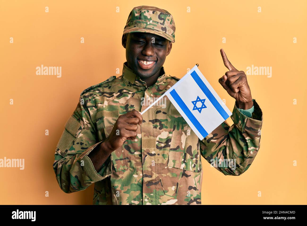 Man wearing israeli flag hi-res stock photography and images - Alamy