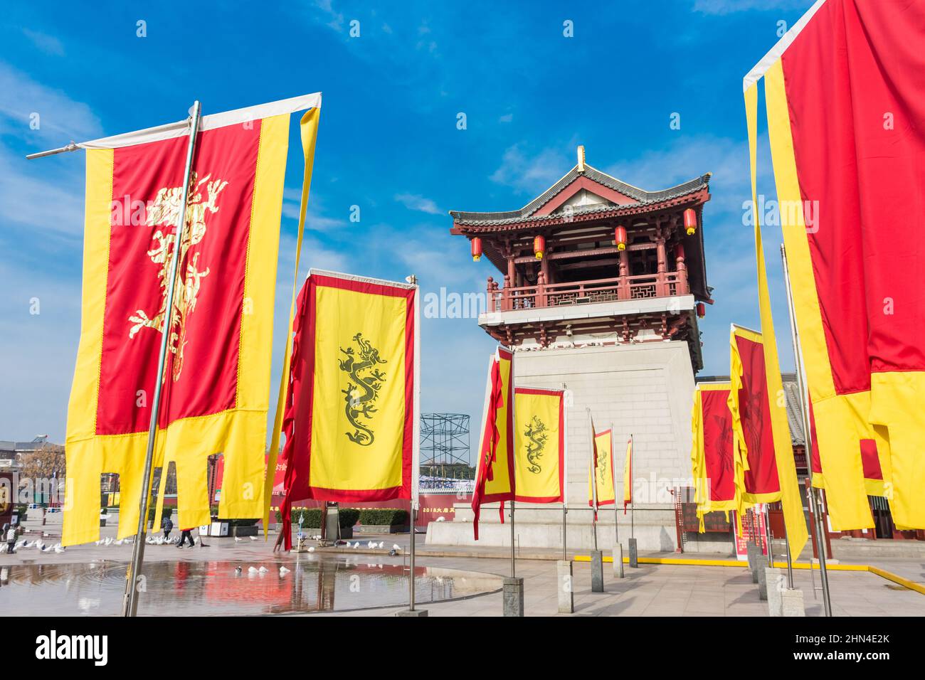 Amazing landmark in the historical city of Xi'An, ancient capital of ...
