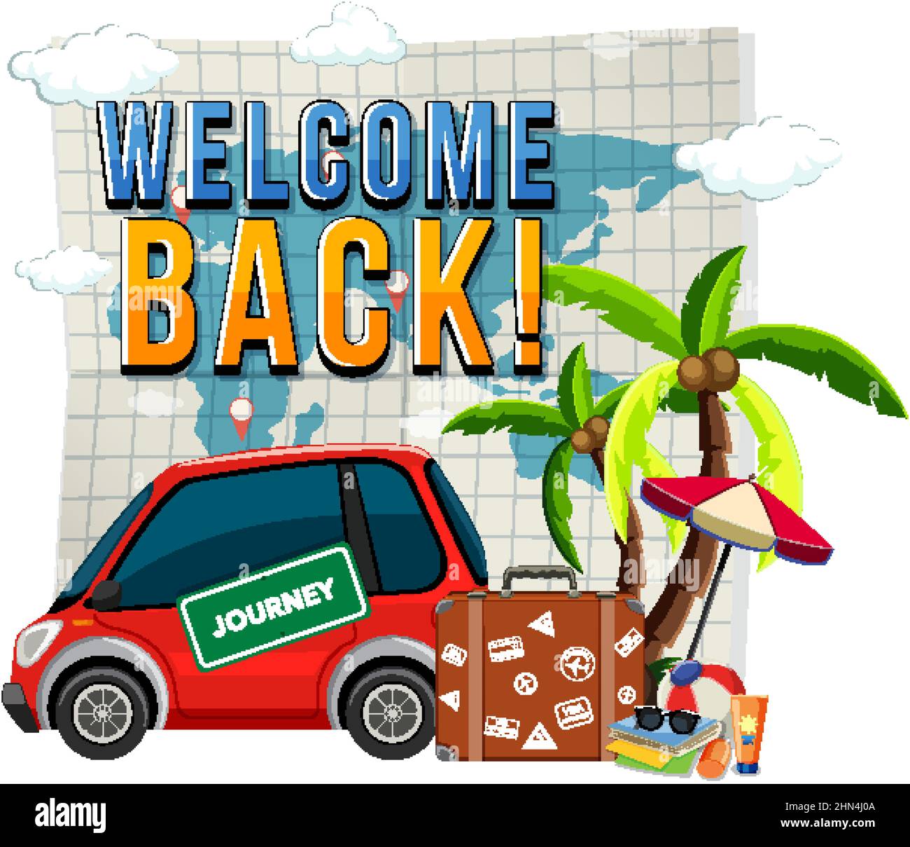 Welcome sign airport Stock Vector Images - Alamy