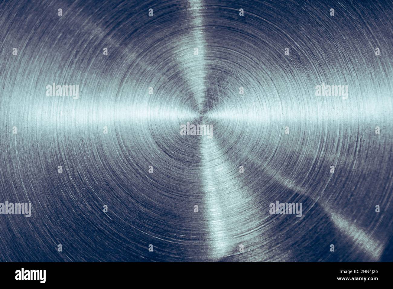 Brushed, circular metal texture - background Stock Photo - Alamy