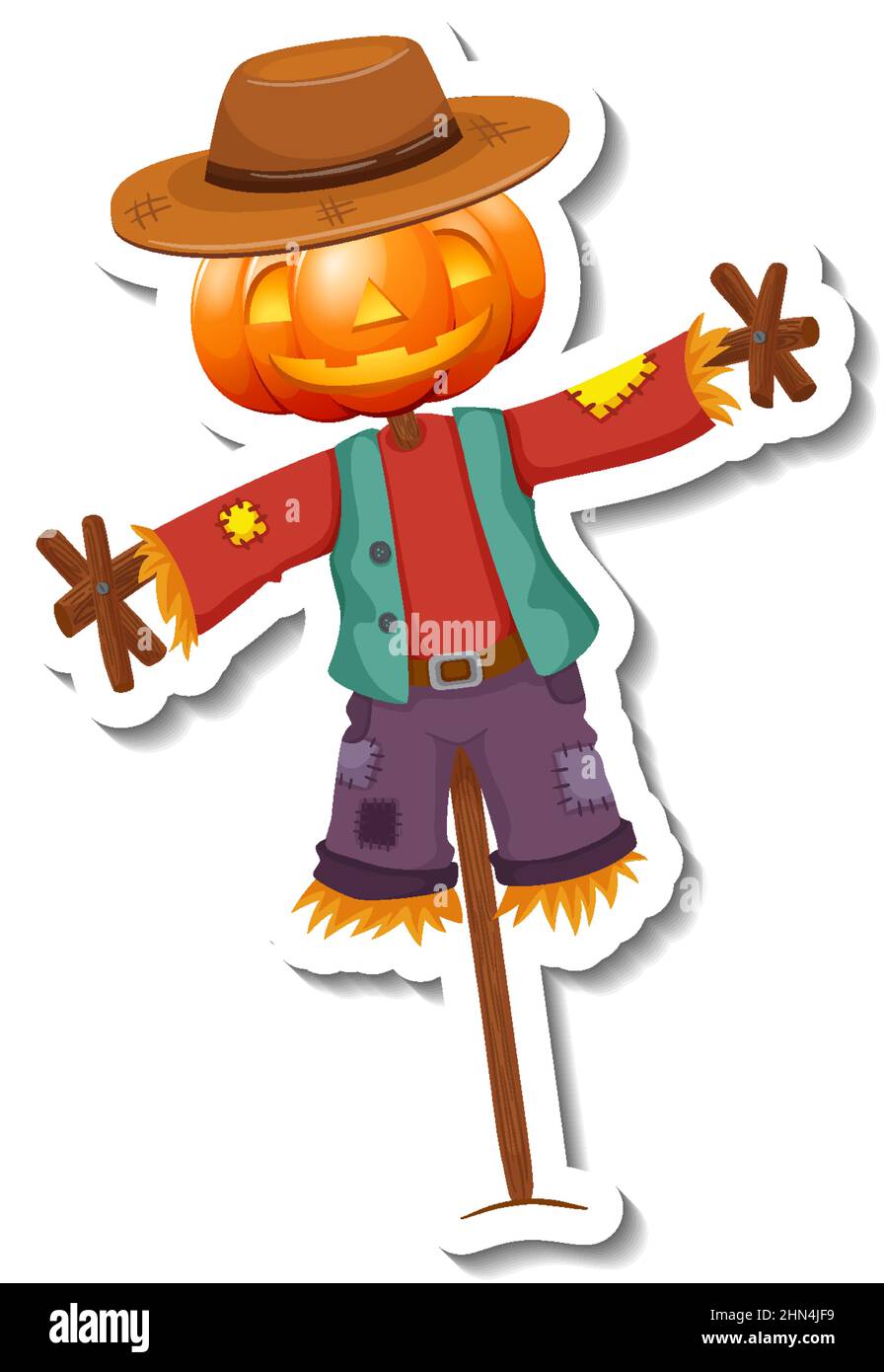 Scarecrow funny expression Stock Vector Images - Alamy