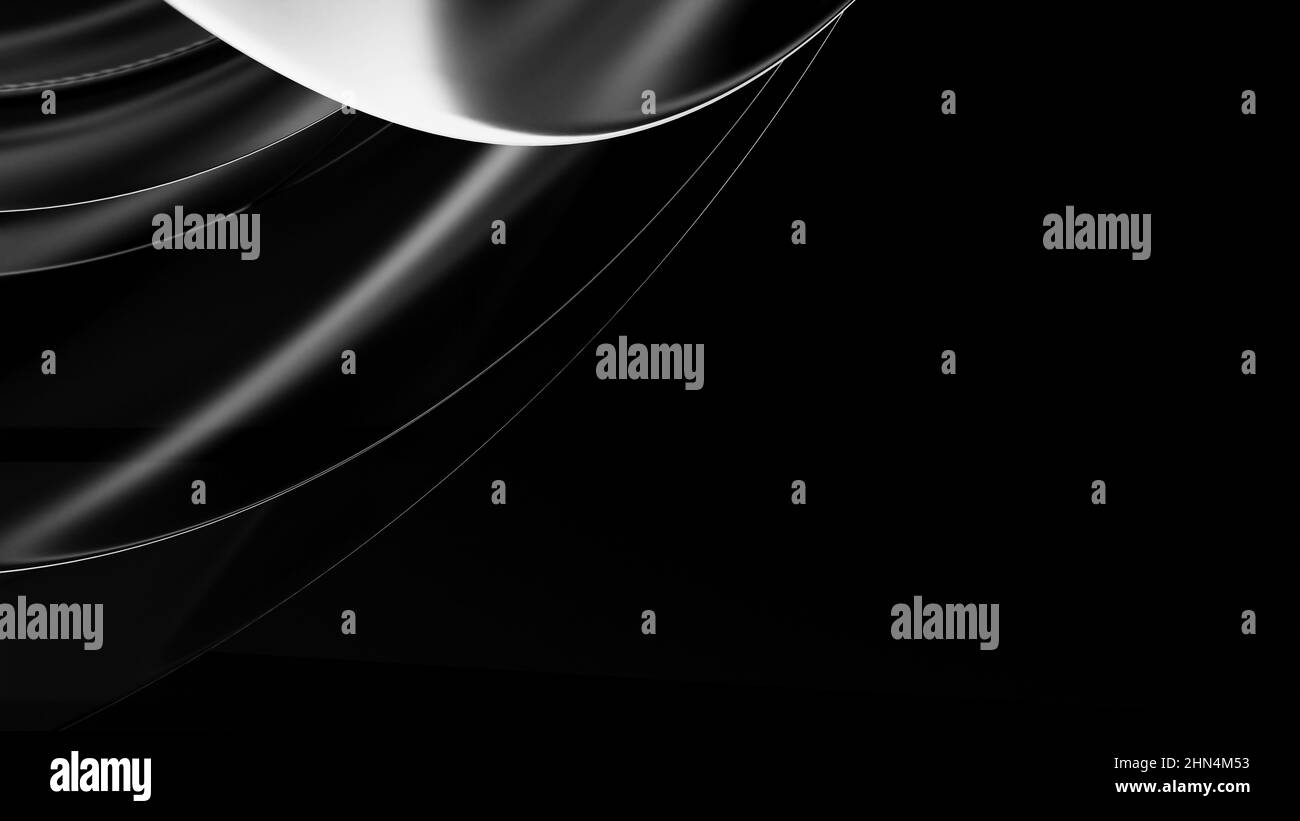 Colorful abstract background with wavy shapes and negative space for ...