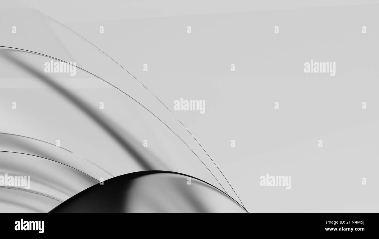 Colorful abstract background with wavy shapes and negative space for ...