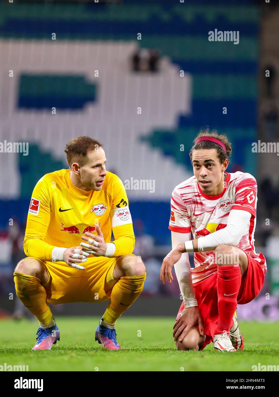 Leipzig, Germany. 11th Feb, 2022. Soccer: Bundesliga, Matchday 22, RB ...