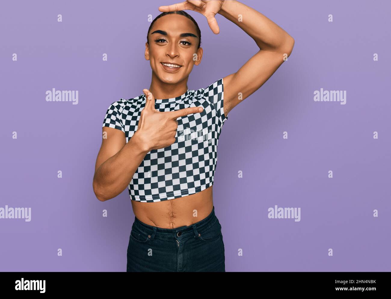 Photo happy transgender man hi-res stock photography and images - Alamy