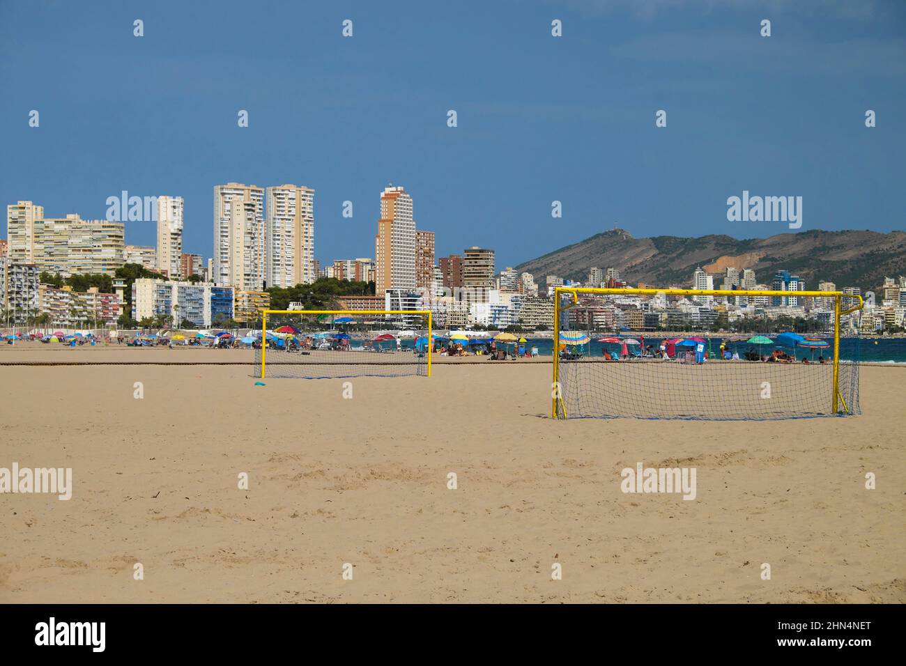 On beach spain benidorm hi-res stock photography and images - Alamy
