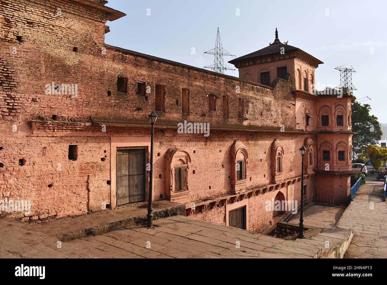 View from back of Gohar Mahal, an Islamic architecture, Mahal was built ...
