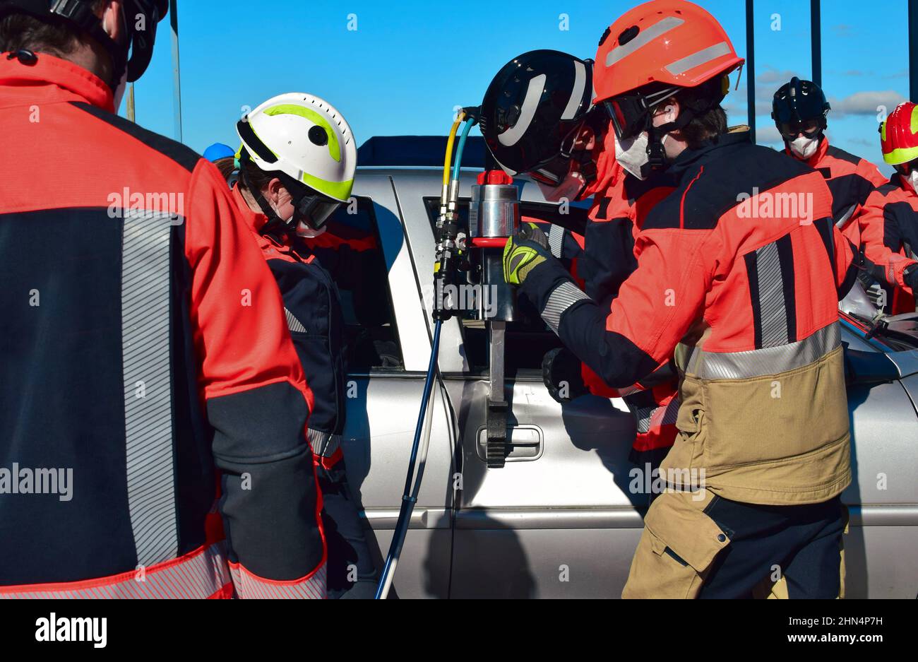 Fireman carry hi-res stock photography and images - Alamy