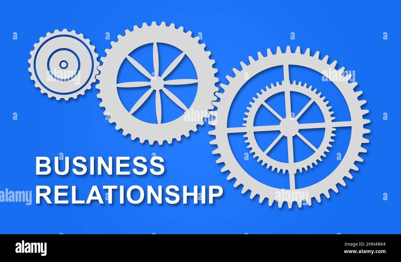 Illustration of a business relationship concept Stock Photo - Alamy