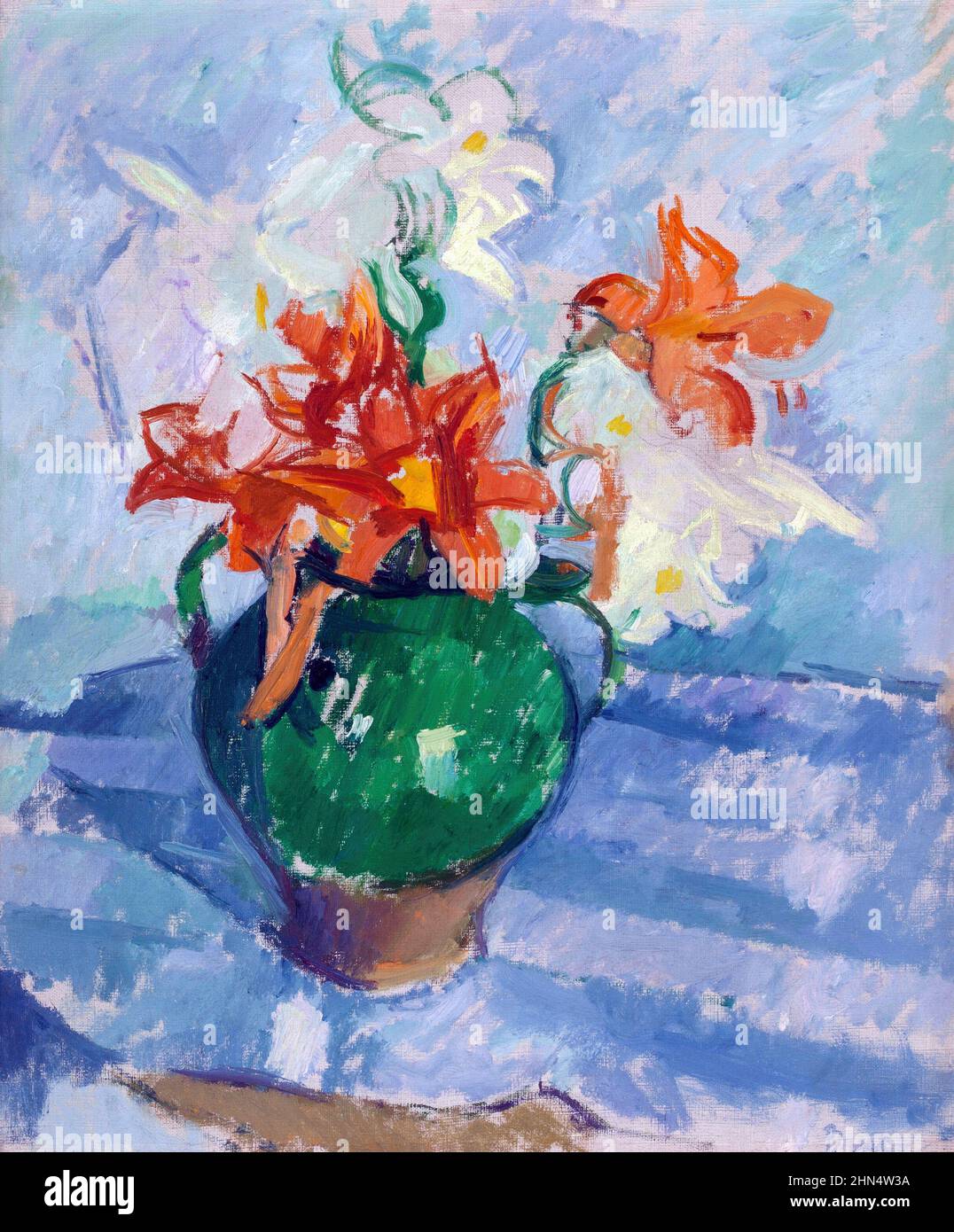 Patrick Henry Bruce. (American, 1881-1936). Floral Still Life (circa ...