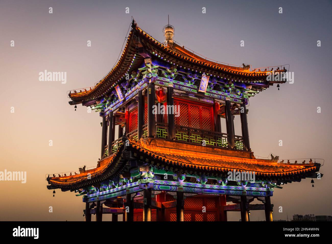Amazing landmark in the historical city of Xi'An, ancient capital of ...