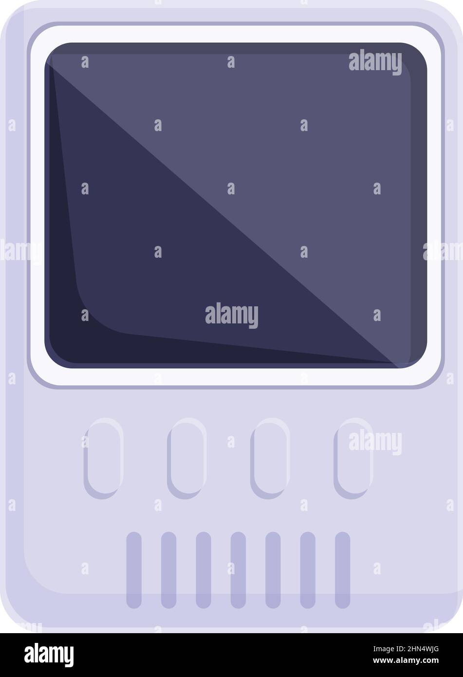 Intercom equipment icon cartoon vector. Video system. Camera bell Stock ...