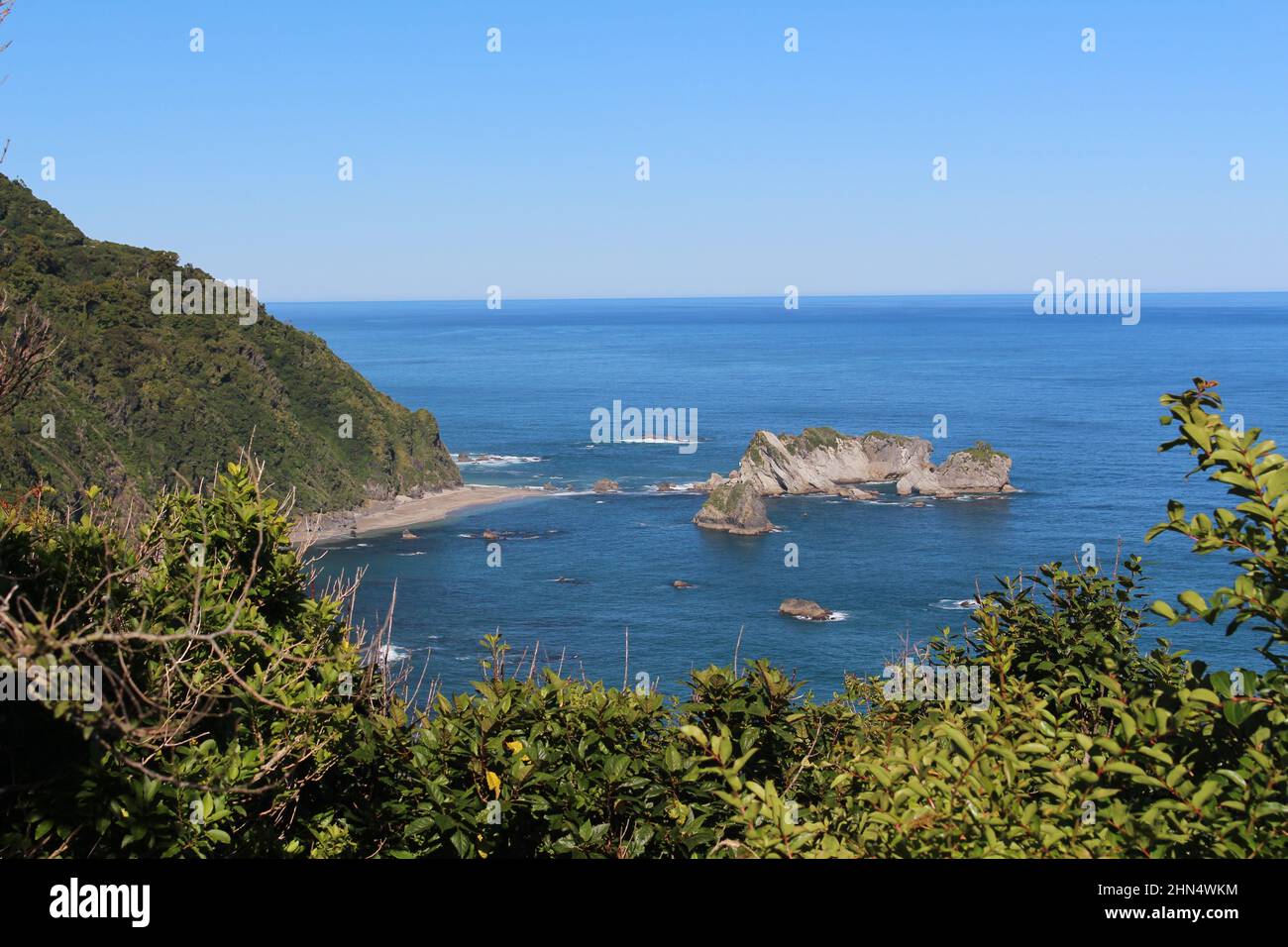 Beautiful coastal landscape Knights Point, New Zealand Stock Photo - Alamy