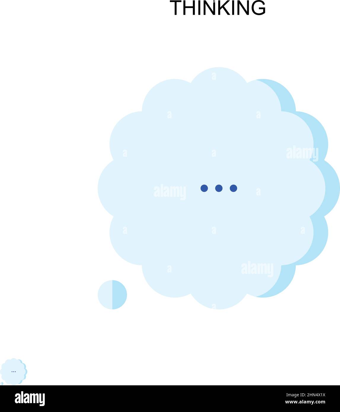 Happy woman thinking man cartoon hi-res stock photography and images ...