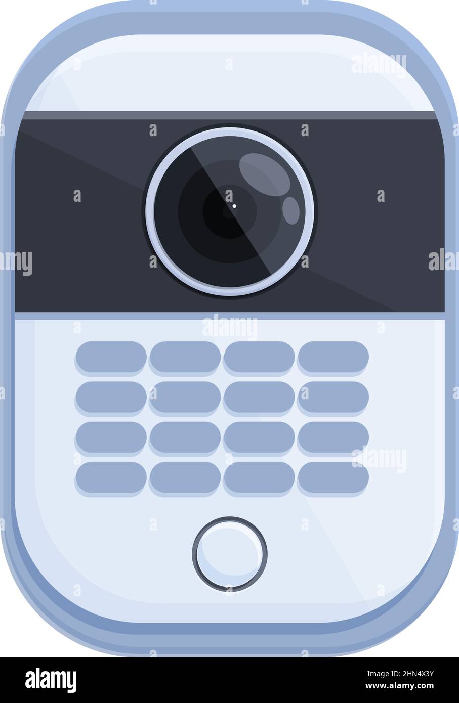 Intercom panel icon cartoon vector. Door system. Camera security Stock Vector Image & Art - Alamy