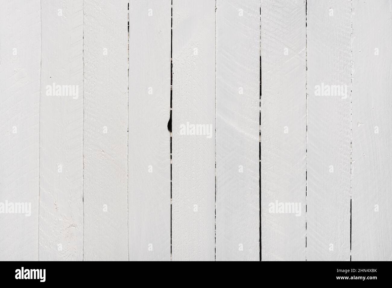 White wood texture background. Painted wooden planks pattern top view ...