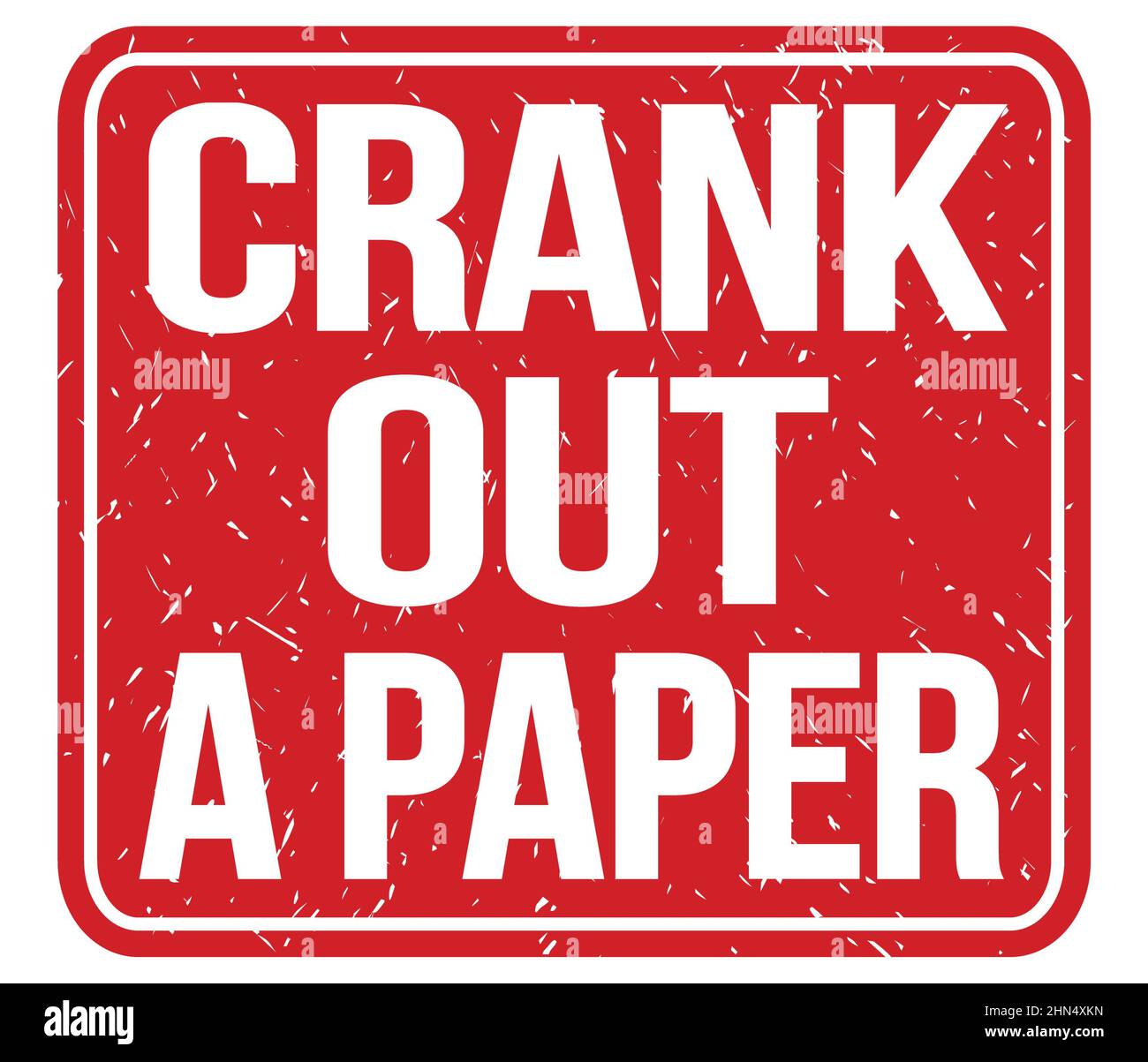 Crank out a paper hi-res stock photography and images - Alamy