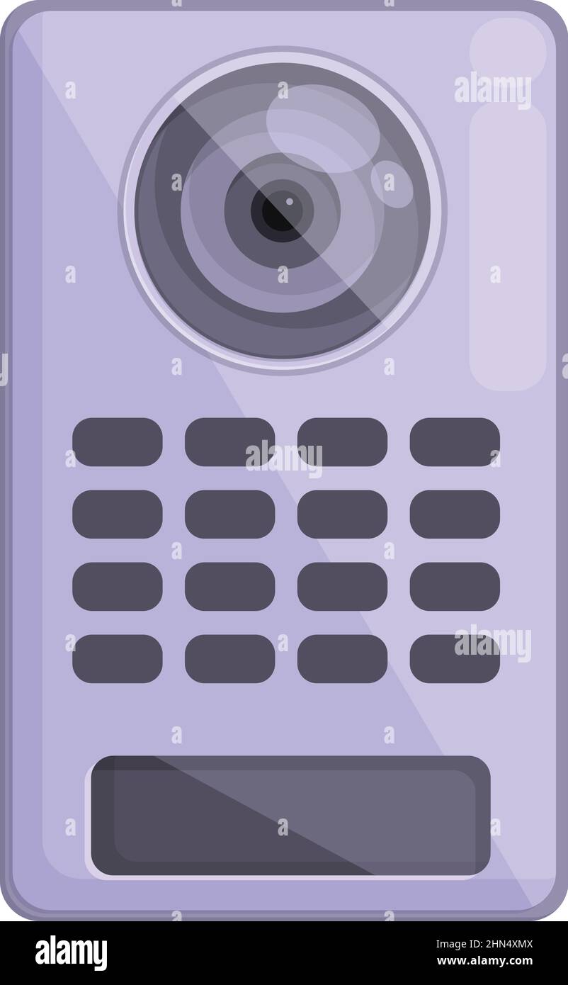 Intercom security camera entrance Cut Out Stock Images & Pictures - Alamy