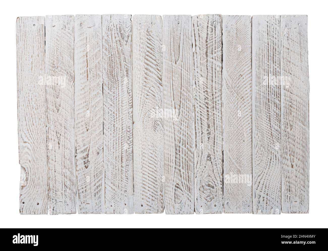 Vintage old white wooden background texture isolated on white Stock ...