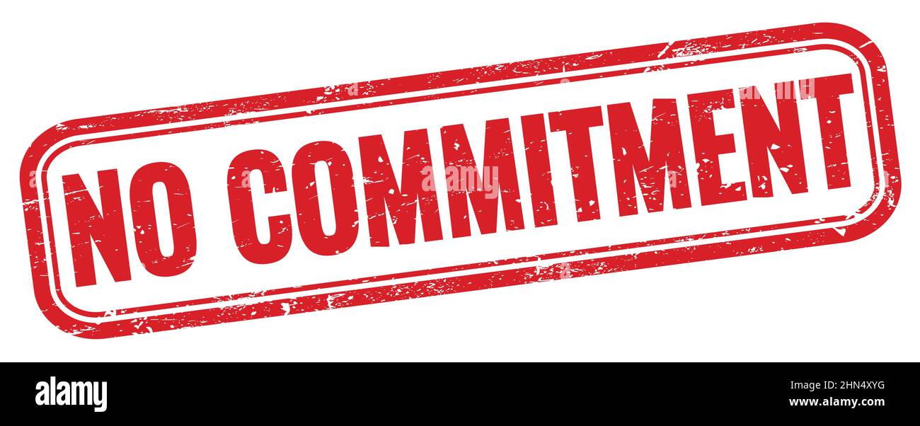 No commitment stamp hi-res stock photography and images - Alamy