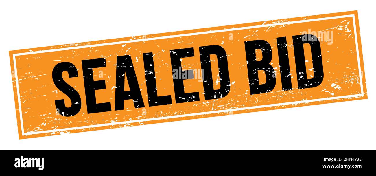 Sealed bid stamp hi-res stock photography and images - Alamy
