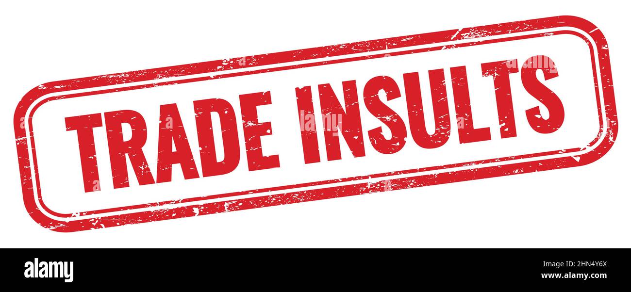 Trade insults hi-res stock photography and images - Alamy