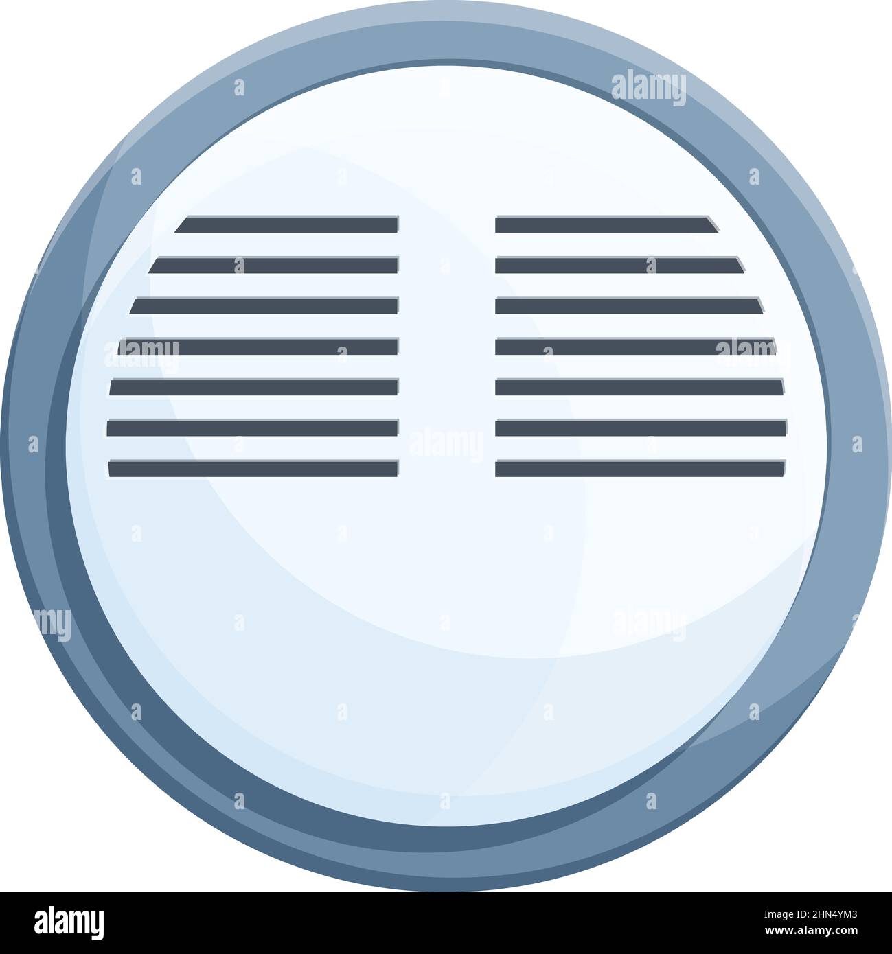 Check smoke detector icon cartoon vector. Alarm fire. Ceiling security ...