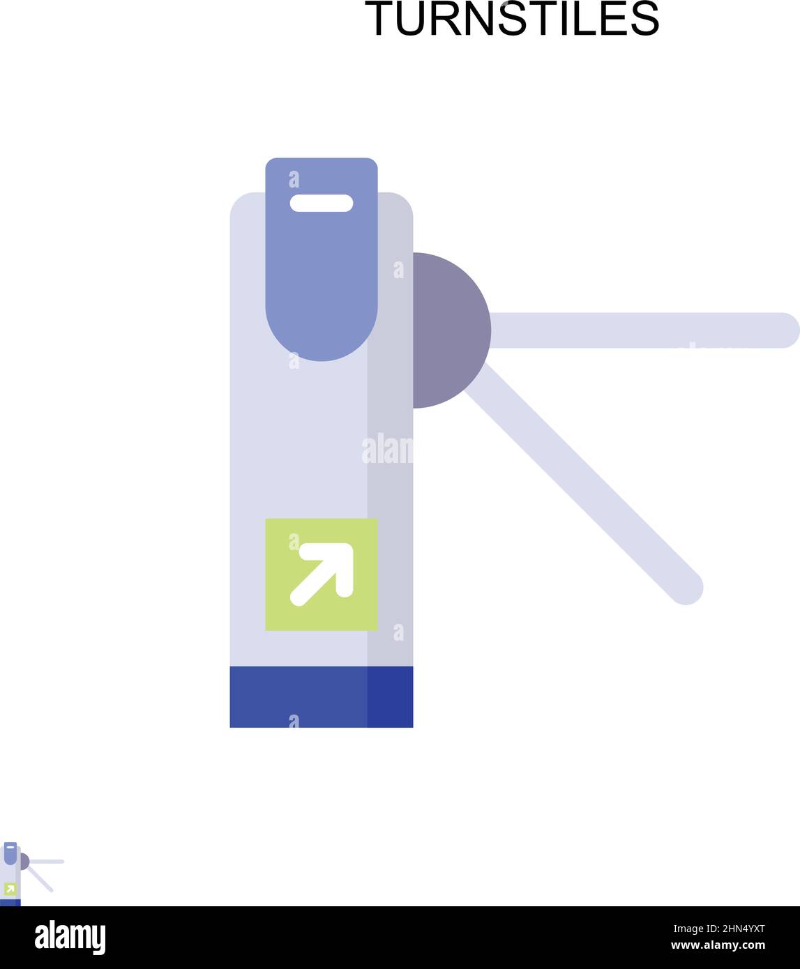 Turnstile stadium Stock Vector Images - Alamy