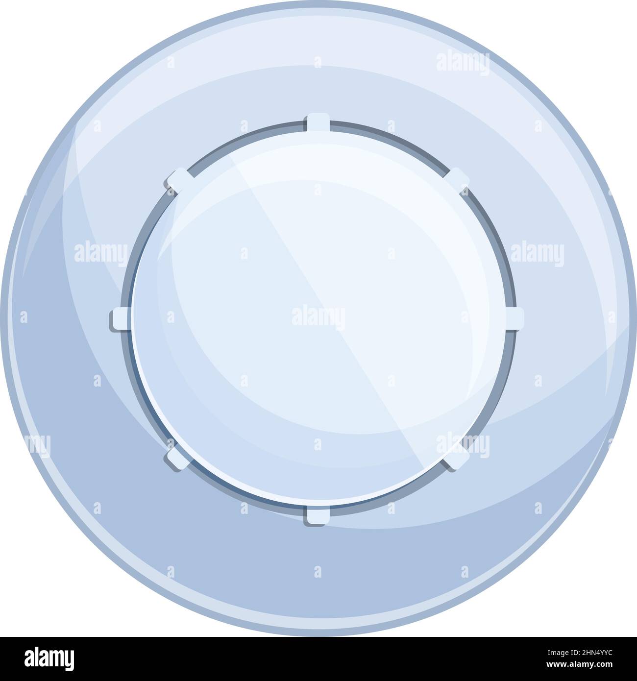 Domestic smoke sensor icon cartoon vector. Alarm detector. Fire system ...