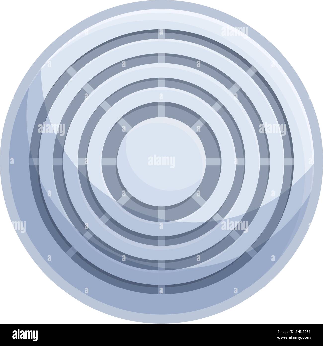 Emergency smoke sensor icon cartoon vector. Alarm fire. Safety system ...