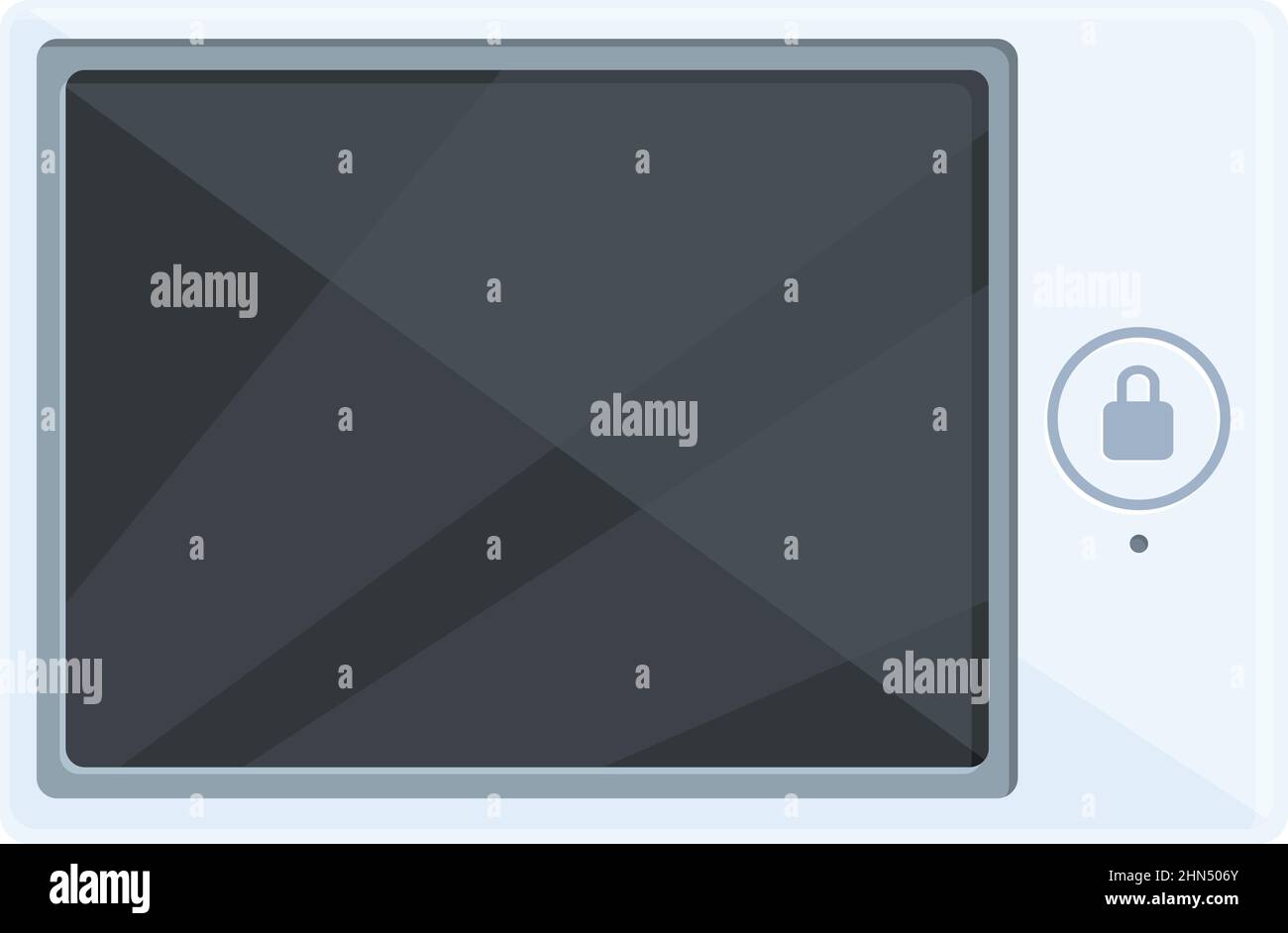 Telephone intercom icon cartoon vector. Video door. Home control Stock ...