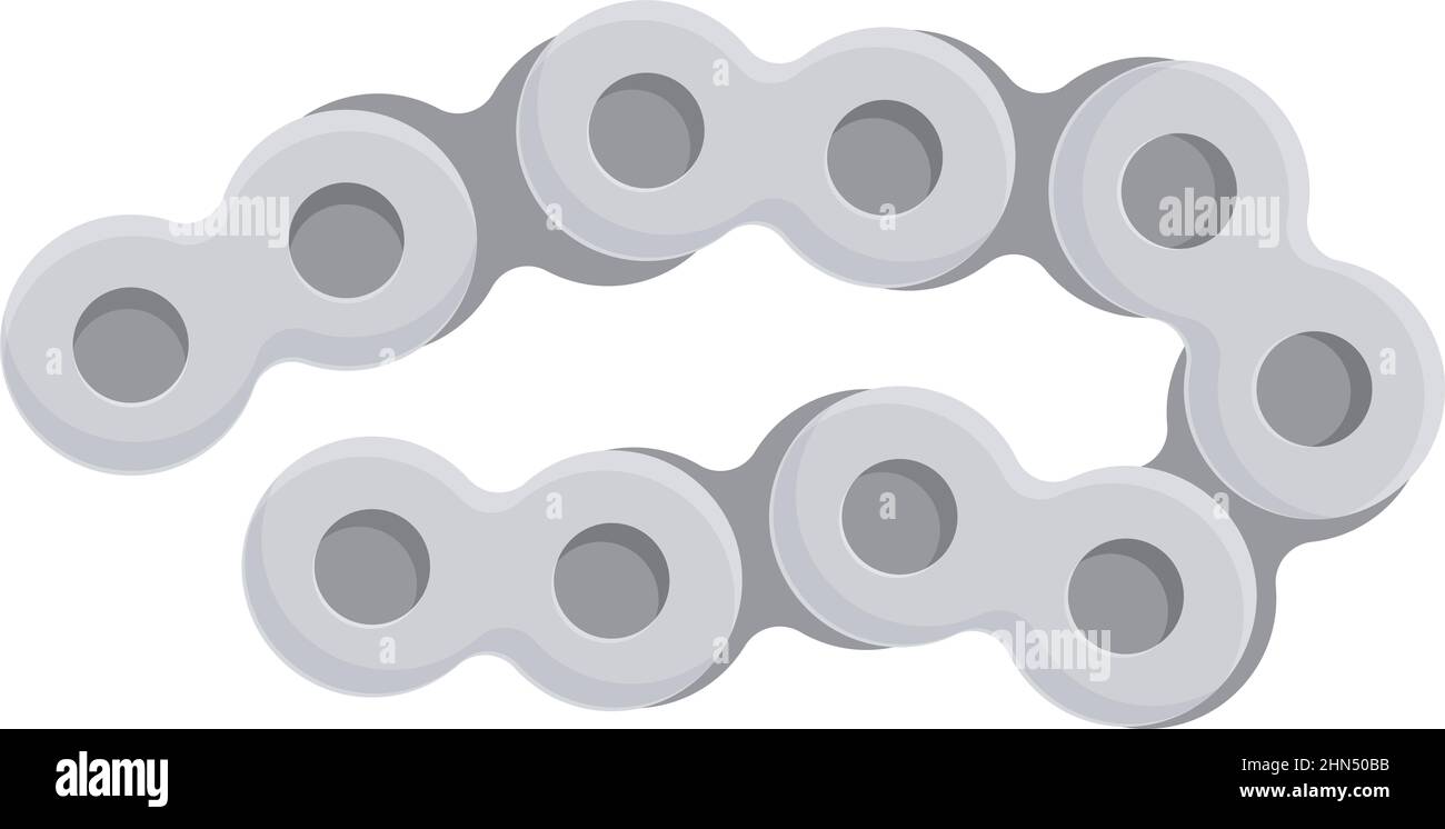 Bike chain icon cartoon vector. Bike equipment. Motorbike safety Stock ...