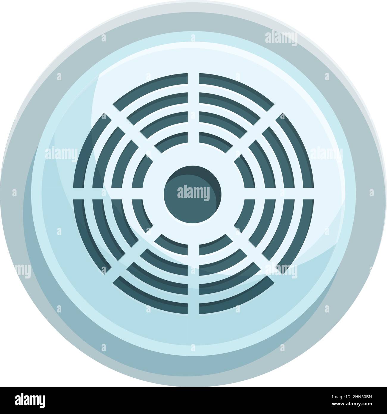 Co smoke sensor icon cartoon vector. Alarm fire. Carbon monoxide Stock ...