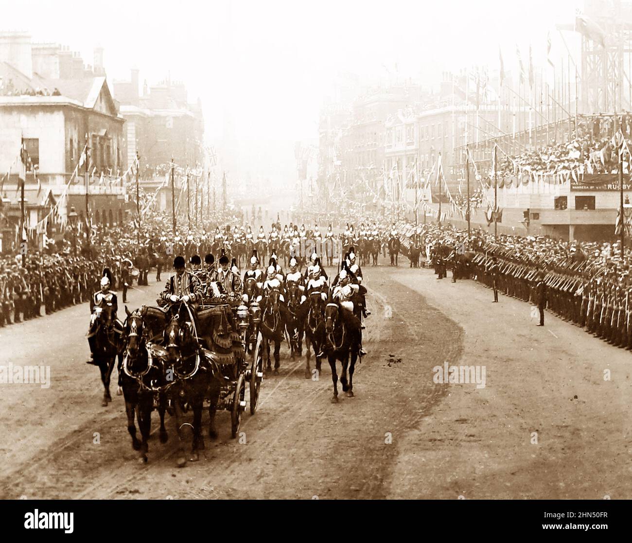 Edward VII Coronation Procession, London in 1902 Stock Photo - Alamy