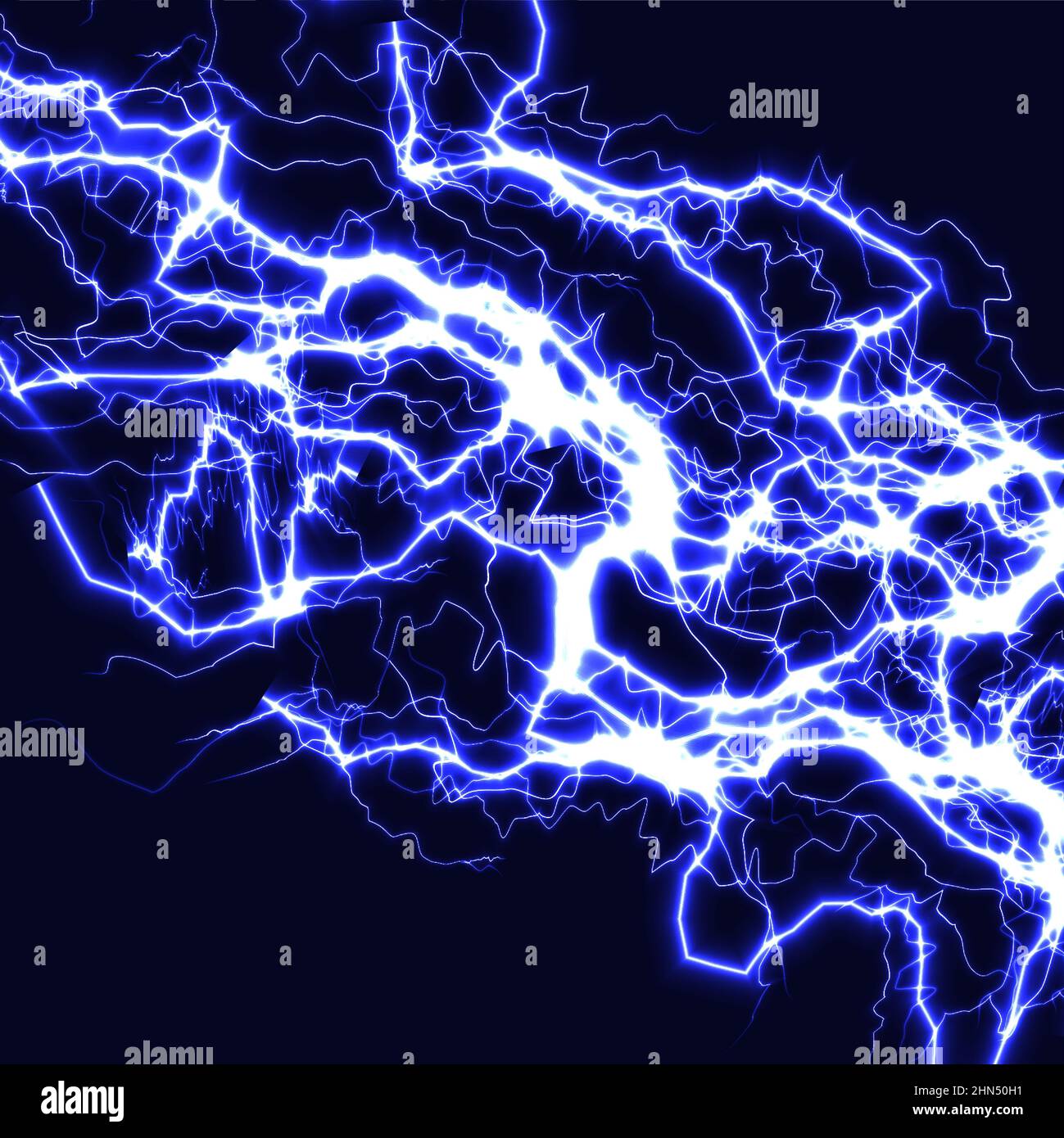 Lightning background, ice cracks pattern, thunder strikes, electric ...
