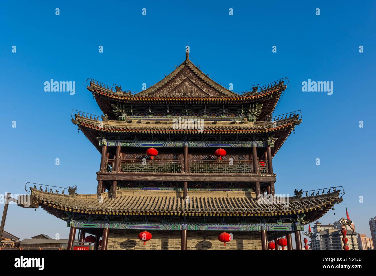 Amazing landmark in the historical city of Xi'An, ancient capital of China Stock Photo - Alamy